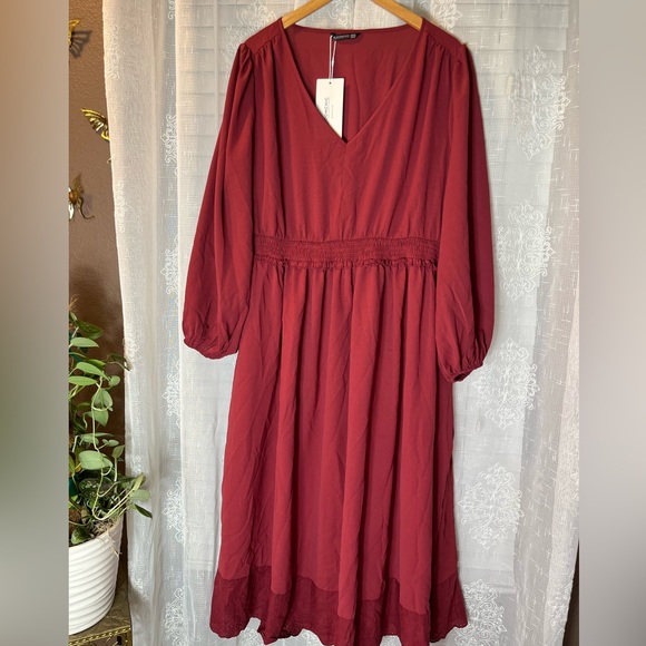 BloomChic | Dresses | Bloom Chic Long Sleeve Dress Plus Size | Poshmark